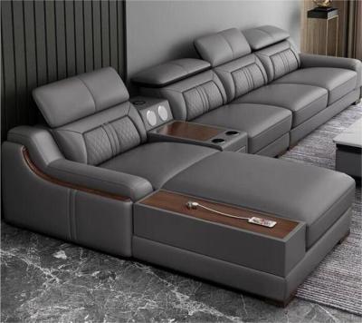 China AiChuang Lichte Luxe Moderne Nordic Style Leer Sofa Te koop