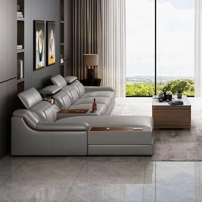 China AiChuang Lichte Luxe Moderne Nordic Style Leer Sofa Te koop