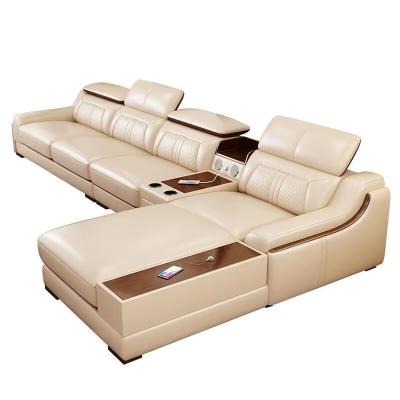 China AiChuang Lichte Luxe Moderne Nordic Style Leer Sofa Te koop