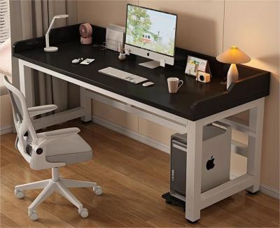 China Simple Desk E-Sports Computer Desk Desktop Double Desk Study Table With Baffle for sale