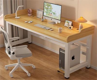 China Simple Desk E-Sports Computer Desk Desktop Double Desk Study Table With Baffle for sale