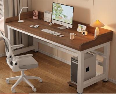 China Simple Desk E-Sports Computer Desk Desktop Double Desk Study Table With Baffle for sale