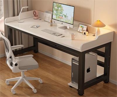 China Simple Desk E-Sports Computer Desk Desktop Double Desk Study Table With Baffle for sale