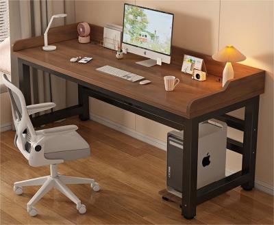 China Simple Desk E-Sports Computer Desk Desktop Double Desk Study Table With Baffle for sale