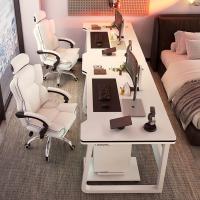 Quality Modern Office Computer Two-Person Side By Side Work Desk for sale