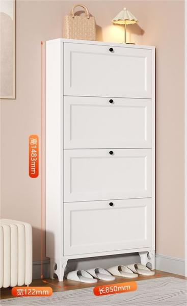 Quality Modern Simple Ultra-Thin, Large-Capacity Steel Tipping Shoe Cabinet For Home for sale