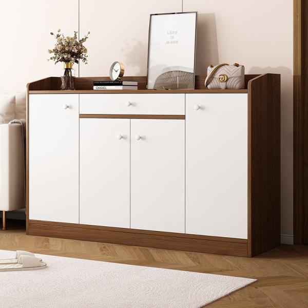 Quality Large Capacity Space-Saving Solid Wood Shoe Storage Cabinet For Home Entrance, Home Exterior Door, Elevator Aisle for sale