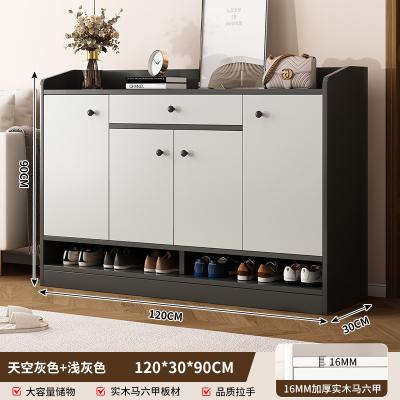 Cina Armadio per scarpe in legno massello di grande capacità e risparmio di spazio per ingresso, porta esterna, corridoio dell'ascensore in vendita