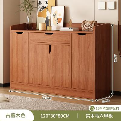 Cina Armadio per scarpe in legno massello di grande capacità e risparmio di spazio per ingresso, porta esterna, corridoio dell'ascensore in vendita