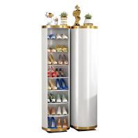 Quality Simple Light Luxury Creative Home Space-Saving 360° Rotateable Shoe Storage for sale
