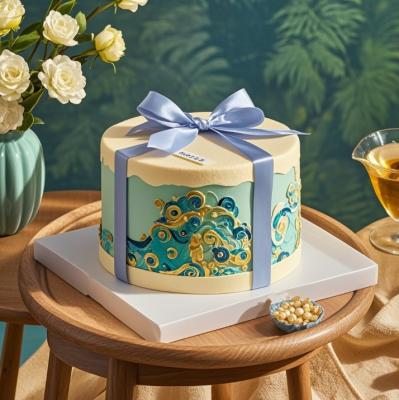 China Luxury Customized Logo Baking Cake Food Grade Packaging Box Cake Preparation Cake Gift Box for sale