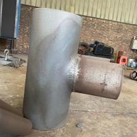 China DN500X30 High Pressure Butt Welding Thick Wall Tee Support Customization for sale