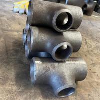 China Large Diameter Weldable Steel Pipe Fittings  Customized Butt Weld Tee for sale
