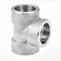 China DN50 3000LB Stainless Steel Socket Tee NPT Internal Thread Socket Tee for sale