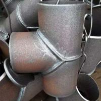 China DN500X30 High Pressure Butt Welding Thick Wall Tee Support Customization for sale