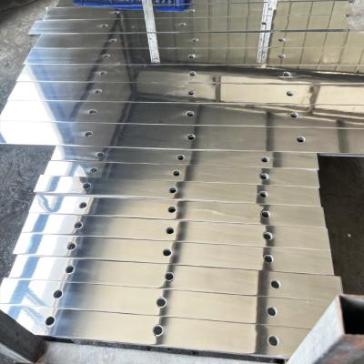 China Zexu Produces Mirror Aluminum Target Plate For Blowing Tube Test Shaft Te koop