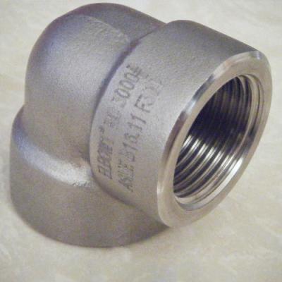 Cina Acciaio al carbonio dell'interruttore 3000lb Astm A105 del collegamento un gomito da 90 gradi in vendita