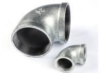 China Galvanized Malleable Iron 90 Degree Elbow Threaded Pipe Fitting 1/2 Inch for sale
