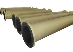 Cina Tubo d'acciaio rivestito di gomma estraente di Uhmwpe dei residui Dn600 in vendita