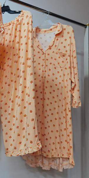 Quality Customizable Pajama Sets 95% Modal 5% Elastane Floral Sleepwear XXL Size for sale