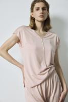 Quality Pink Silk Sleepwear 100% Mulberry XS - XL Size Women'S Custom Pajama Set for sale