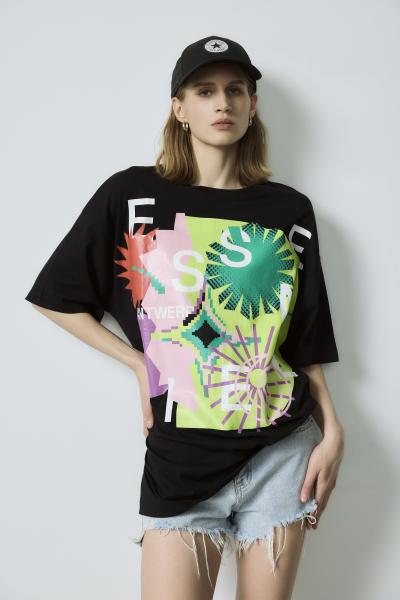 Quality Oversized Basic Tank Top Black Graphic OEM ODM Streetwear T-Shirt for sale