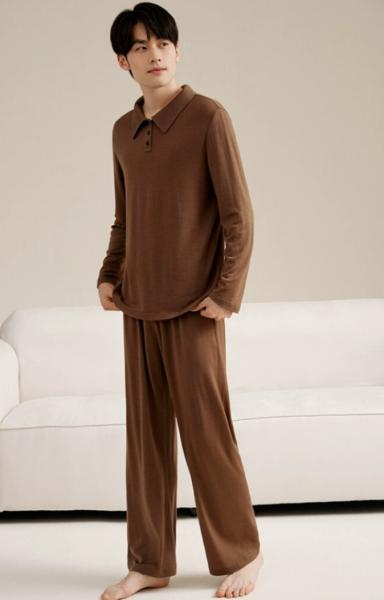 Quality Couple Pajama Set, Wool & Mulberry Silk for sale