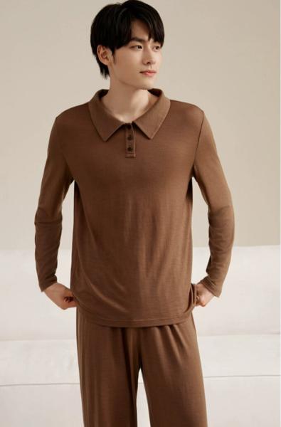Quality Couple Pajama Set, Wool & Mulberry Silk for sale