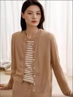 China Relaxed Cardigan, Wool & Silk for sale