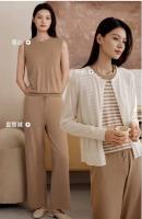 China Relaxed Cardigan, Wool & Silk for sale