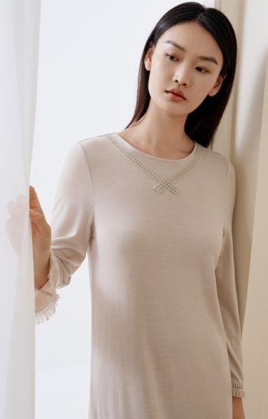 Quality Knitted Night Dress, Wool & Silk for sale