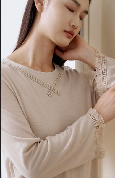 Quality Knitted Night Dress, Wool & Silk for sale