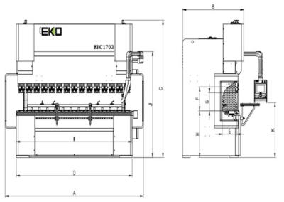 Cina Piegatrice lamiera 4+1 assi CNC pressa piegatrice WE67K in vendita