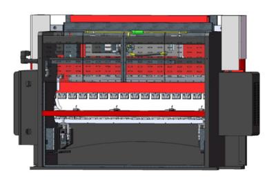 中国 8 + 1 軸 Delem DA66T DA52S 油圧 CNC プレス ブレーキ マシン 販売のため