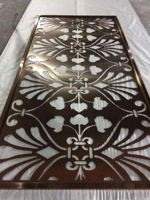 Bronze Stainless Steel Room Divider Stair  For Railing/Balustrade/Balcony