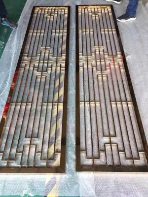 China Black Metal Laser Cut Panels For Column Cover Cladding for sale