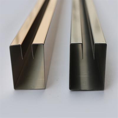 China OEM customized cnc cutting stainless steel profile for metal door frame or window box for sale