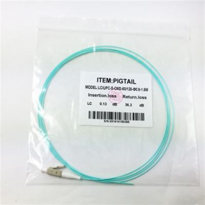Cina Single Mode LC/APC  LSZH 0.9mm LC Fiber Optic Pigtail in vendita