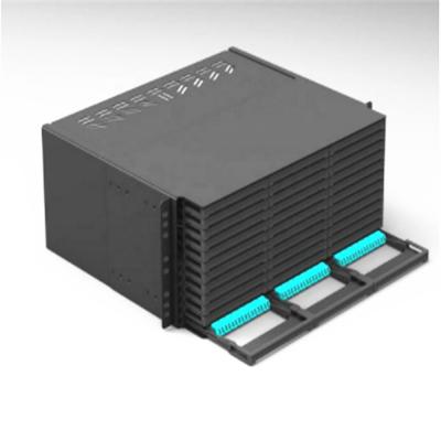 Cina High density 48 72 96 144 core MPO MPT fiber distribution frame in vendita