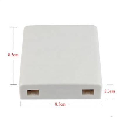 Cina 4 core ftth fiber faceplate distribution box in vendita