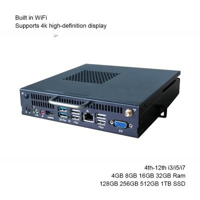 China Win-dows 10 Core I3 CPU Small Computer with Embedded Ops Module and 4GB DDR3 Memory for sale