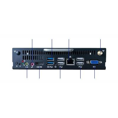 China Win-dows 10 Core I3 CPU Small Computer with Embedded Ops Module and 4GB DDR3 Memory for sale