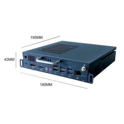 China Customized Embedded Pc X86 Ipc 12V Server I3 I5 I7 CPU Linux Fan Small Factor Ops Computer for sale