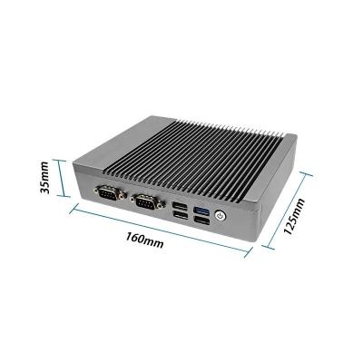 China C-Eleron J1900 Processor Quad Core 128Gb Ssd 4Gb Ram Industrial Small Computer OEM for sale