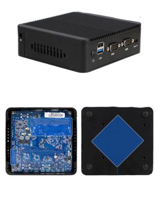 China Fanless Barebone Smart Computer Box with Intel J4125 Quad Core Processor and Private Mold for sale