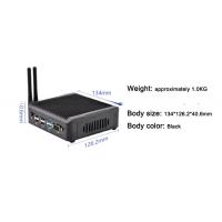 China Customized Aluminium Alloy Small Mini Pcs Graphics Workstation Desktop Computer Host for sale