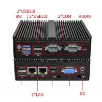 China J4125 Industrial Computer Intel Minipc X86 Small Host Ddr4 Linux Embedded Mini Pc Dedicated Graphics Microcomputers for sale