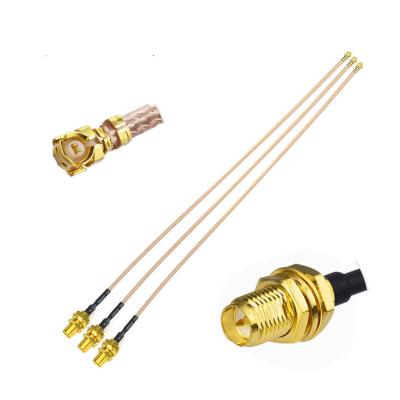 Cina IPX MHF U.FL RF Coaxial Cable WIFI Extension RG178 con SMA-J Female e V.S.W.R≤1.5 in vendita