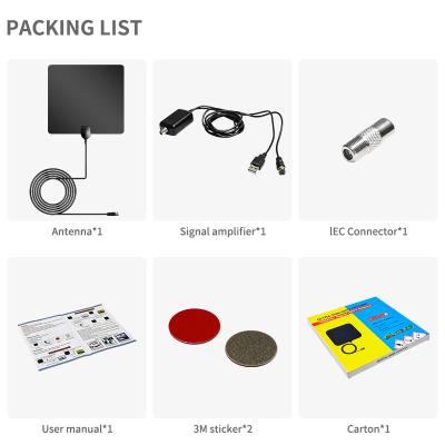 Cina Antenna TV digitale per interni con connettore maschio IEC/F e V.S.W.R. 1,5 1 Max in vendita