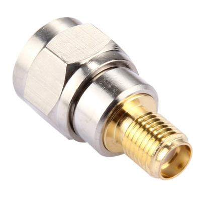 Cina Connessione di trasferimento dell'antenna con rivestimento in nichel tipo F, con presa maschile a presa femminile in vendita